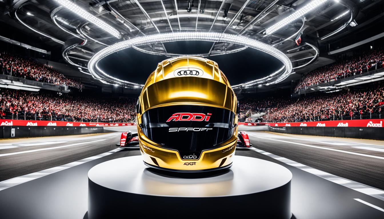 Golden Helmet for Audi Sport