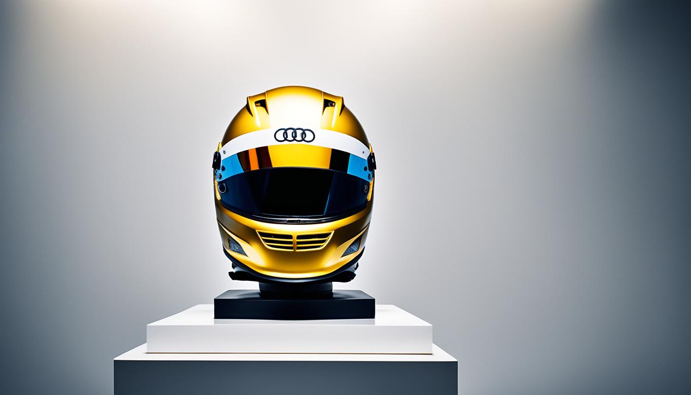 Golden Helmet for Audi Sport